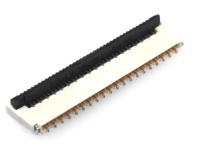China 0.3mm Pitch FPC Connector 15 25 Pin Non-ZIF Right Angle 1mm Height Wire to Board for sale