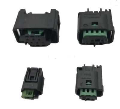 China Tyco MQS 2 Pin Female Automotive Connector 968405-1 1-967644-1 PA66 Black -40℃ to 105℃ for sale