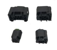 China Tyco MQS 2 Pin Female Automotive Connector 968405-1 1-967644-1 PA66 Black -40℃ to 105℃ for sale