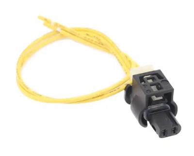 China PA66 PBT 22-26AWG 2 Pin Car Foglight Connector Harness Pigtail for LED DRL for sale
