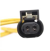 China PA66 PBT 22-26AWG 2 Pin Car Foglight Connector Harness Pigtail for LED DRL for sale