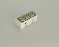 China Pitch 10.0mm Power PCB Header Connector Single Row Wafer Housing PA66 UL94V-0 50A 600V for sale