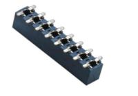 China 3.96mm Pitch Dual Row Female Header Receptacle LCP Black Gold Plated SMT DIP 2-40 Pin for sale