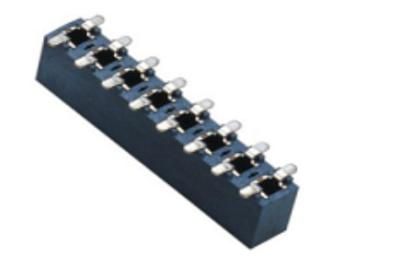 China 3.96mm Pitch Dual Row Female Header Receptacle LCP Black Gold Plated SMT DIP 2-40 Pin for sale