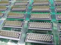 China 4.0mm Pitch 3 Row Male Pin Header Connector 35 Pin ECU Round Pin PBT for sale