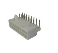 China 4.14mm Wire to Board Connector Header Wafer RA Right Angled Dual Row 9A 500V for sale