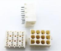 China MOLEX 10-84-4120 Wafer Connector 6.35mm Pitch 12 Position 3 Row Vertical Pin Header for sale