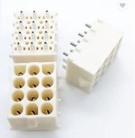 China MOLEX 10-84-4120 Wafer Connector 6.35mm Pitch 12 Position 3 Row Vertical Pin Header for sale