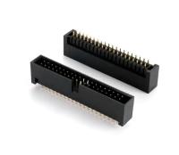 China Gold Plated PCB Socket Connector 2.54mm Pitch 3A 250V Through Hole for sale