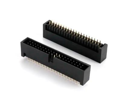 China Gold Plated PCB Socket Connector 2.54mm Pitch 3A 250V Through Hole for sale