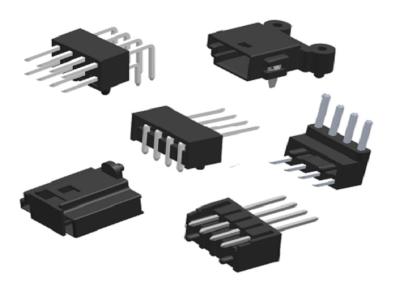 China Automotive Pin Headers Dual Row PA6T Seat Switch 6A 250V for sale
