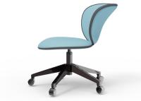 China Reclining Home Office Swivel Desk Chair Leather With Castors for sale