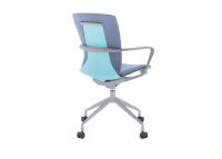 China Modern Home Upholstered High Back Office Chair With Armrests And Reclining Function for sale
