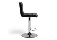 China Upholstery Swivel Adjustable Height Bar Stool Polished For Kitchen for sale
