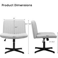 China Powder Coating Metal Ergonomic Swivel Chair Occasional Chair for sale