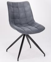China Mid Century Comfortable Dining Room Chair Dining Room Side Chairs Accent Chairs With Black Metal Legs For Kitchen Lounge for sale