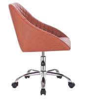 China Vintage PU Seat Adjustable Height Home Office Swivel Desk Chair for sale