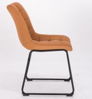 China Modern High Back Elegant Dining Table Comfortable Chairs With Sleek Ergonomic Lumbar Support And Sturdy Leg for sale