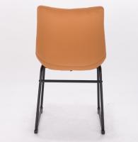China Modern High Back Elegant Dining Table Comfortable Chairs With Sleek Ergonomic Lumbar Support And Sturdy Leg for sale