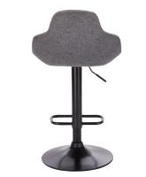 China Commercial Dark Grey Fabric Counter Height Stools For Kitchen Counter for sale