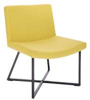 China Velvet Cover Modern Accent Chairs Accent Living Room Chairs With Lumbar Support And Black Steel Leg for sale