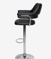 China Big Size Seat Modern Fabric Bar Stools Height Adjustable Kitchen Counter Bar Pub for sale