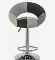 China Height Adjustable Fabric Bar Stools Kitchen Counter Bar Pub for sale