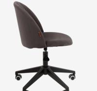 China Metal Swivel Task Chair Black Powder Coating With Cushion And Adjustable Height for sale