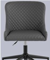 China Ergonomic Back PU Swivel Task Chair With Castors And Adjustable Height for sale