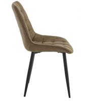 China Modern Steel Leg Dining Room Comfy Chairs for sale