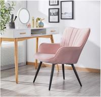 China Elegant Modern Accent Chairs Linen Fabric Living Room With Mental Legs And High Back For Living Room Bedroom Office for sale