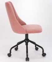 China Office Ergonomic Swivel Chair Lumbar Support Executive Mid Back Adjustable Rolling Swivel Stool for sale