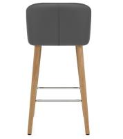 China Grey PU Bar Stool Chair for sale