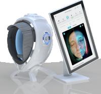 China AI Skin Analyzer Machine 3D Topography Technology Face Moisture Wrinkle Analysis EU/US/JP/IT Compatible 21.5