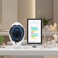 China 3D AI LED Skin Analyzer for Face 20 Features Inspection EU/IT Compatible 21.5