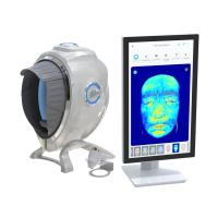China LED Skin Analyzer Machine AI Detection 21.5 Robotic Arm Base Touchscreen PC for Face JP/US/ZA Plug Compatible Commercial Use for sale