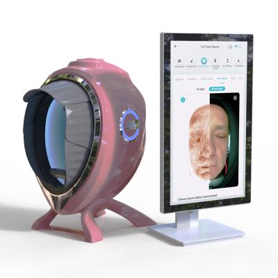 China Free Logo AI LED Digital Multispectral 10 Filters with Comparative Analysis 20 Face Features Customized Color US Plug for sale