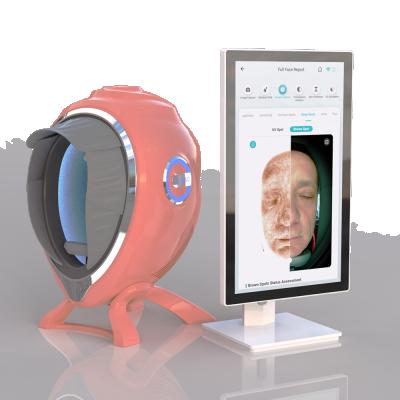 China JLM Facial Skin Analyzer M8 AI LED Moisture Pigmentation Analysis 3D Topography Endless Cloud Storage 21.5 Inch Touchscreen for for sale
