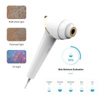 China AI Technology 3D Skin Facial Analyzer 21.5 Inch Touchscreen LED Multi-spectrum 10 Filters Robot Arm Base Endless Cloud Storage for sale
