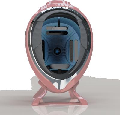 China AI Digital Facial Skin Analyzer 3D Topography Free Cloud Storage LED Technology 21.5