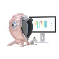 China 10 Spectrum Imaging AI Facial Skin Analyzer with UV Light Technology High-Precision Pore Detection Cloud Storage & US Plug for sale