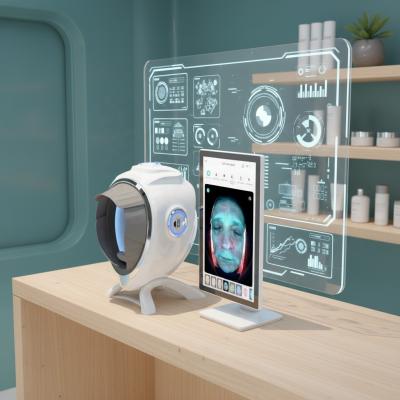 China Smart Multi-function Facial Skin Test Device Whitening Moisture Pore Analyzer Beauty Instrument for Beauty Center for sale
