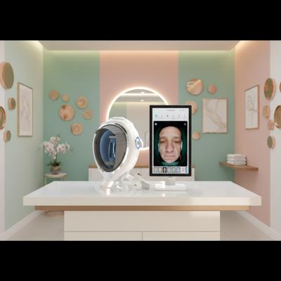 China Free Logo & Color Customized AI Skin Analyzer with US Plug for Face Inflammatory Hyperpigmentation Analysis for sale