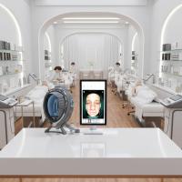 China 50 Times Magnify AI Facial Skin Analyzer High Definition Endless Cloud Storage Moisture Detector 21.5