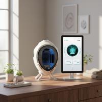 China 3D AI Multispectral LED Skin Analyzer for Face-EU/US/IT/ZA Plug Compatible 21.5 Inch Touchscreen with Free Endless Cloud Storage for sale