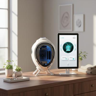 China Skin Analyzer M8 smart AI powered skin analyzer providing detailed wrinkle pigmentation and acne analysis to enhance skincare consultations for sale
