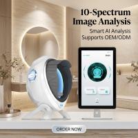 China Skin Analyzer M8 smart AI powered skin analyzer providing detailed wrinkle pigmentation and acne analysis to enhance skincare consultations for sale
