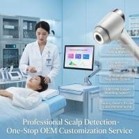 China Professional Multispectral Scalp Analyzer JLM-M8 with AI Analysis, HD Imaging & 24 Languages for sale