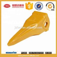 China Alloy Steel PC650 Excavator Single Rib Breaking Ice Tip Teeth / Tooth Point 209-70-54210TL-2 for sale
