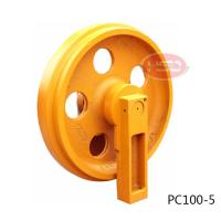 China Excavator Spere Parts Excavator Undercarriage Parts Idler Wheel Idler For PC200 PC300 PC400 PC500 for sale